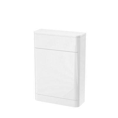 Wave WC Unit - 550mm - Gloss White | DIY at B&Q
