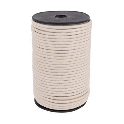 Waxed Cotton Sash Cord (8mm) - 100m