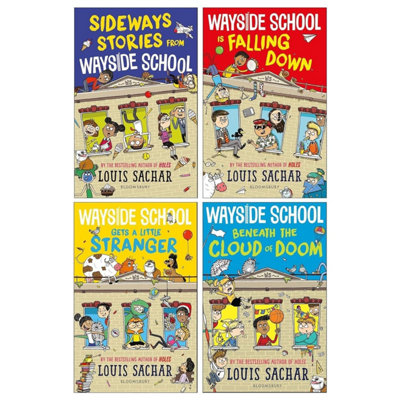 Wayside School Series by Louis Sachar 4 Books Set (Sideways Stories ...
