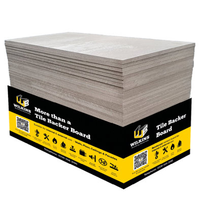 WBM All-Shield Floor Tile Backer Board - 6mm x 1200mm x 800mm - 30 Pieces | DIY at B&Q