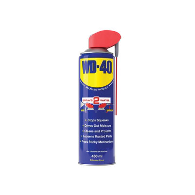 WD40 Lubricant 450ml Smart Straw Spray Cleaning Fluid Multi Use W/D44237