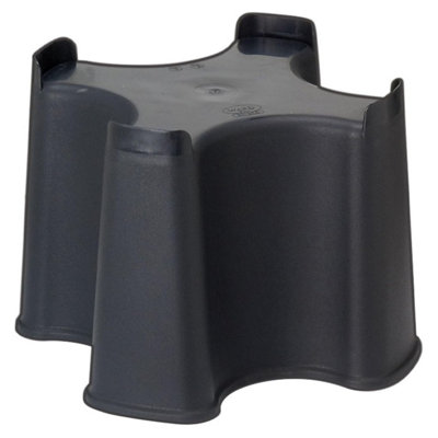 Weather Resistant Black Slimline Water Butt Stand For 100L Rainwater ...