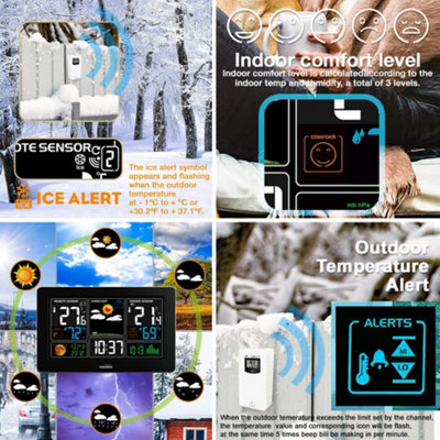 Weather Station with out door sensor Radio Controlled Clock ( Official ...