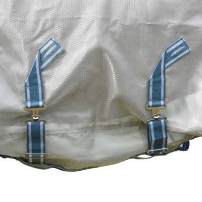 Shop Weatherbeeta Comfitec Hexi Shield Combo Neck Horse Fly Rug Silver ...