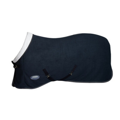 Weatherbeeta Standard-Neck Sherpa Fleece Horse Cooler Rug Dark Blue ...