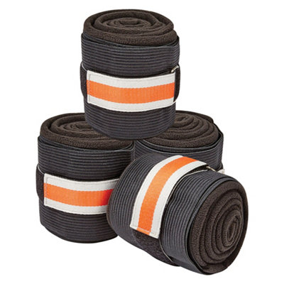 Weatherbeeta Therapy-Tec Horse Bandages Black/Silver/Red (One Size)