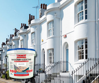 Weatherflex Smooth Premium Masonry Paint - 10L - Cornish Cream - For ...