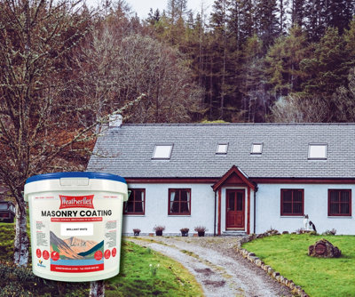 Weatherflex Smooth Premium Masonry Paint - 10L - Cornish Cream - For ...