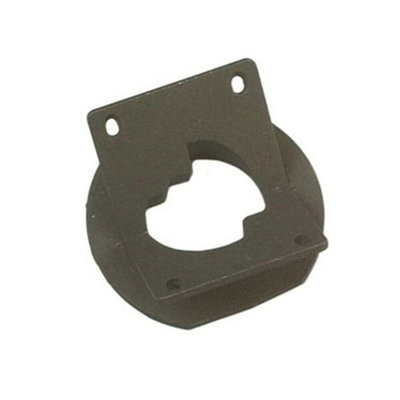 Weatherproof Outdoor Corner Light Bracket in Black for Exterior Use