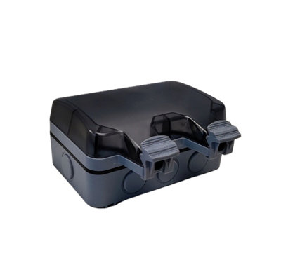 Weatherproof Outdoor Double Plug Socket 2 Gang Switched Socket USB Port ...