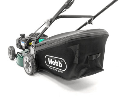 Webb Supreme WER18HP4 46cm (18") Petrol Rotary Lawnmower