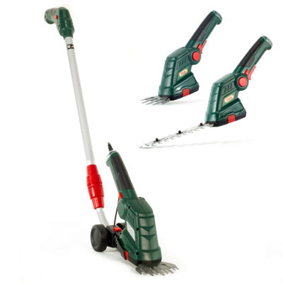 Webb WE7.2GHSWEXT Cordless 7.2v 2 in 1 Grass and Shrub Shears with ...