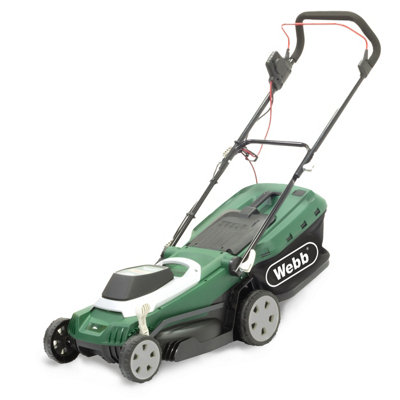 Webb WEER37RR Supreme 37cm (15 inch) Electric Rotary Lawnmower with ...