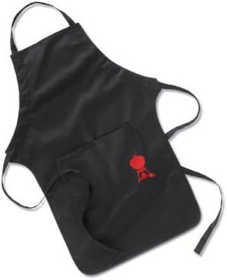 Weber Grill Apron - Long, with red Kettle Logo, Size adjustable at Neck ...
