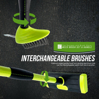 Weed Brush Outdoor Garden Weeding Tool For Block Paving - Remove Weeds ...