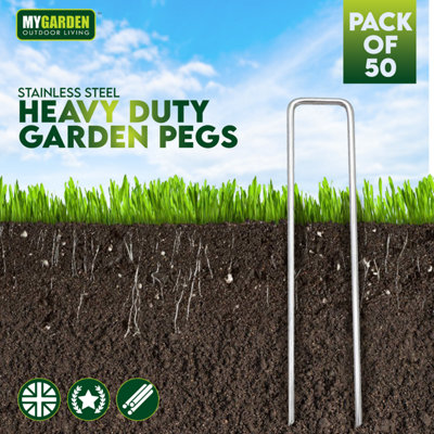 Weed Control Fabric Membrane Pins - Plant Frost Fleece Garden Netting ...