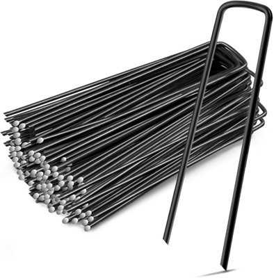 Weed Control Membrane Pegs 6''/150mm U-shaped multi-purpose steel ...