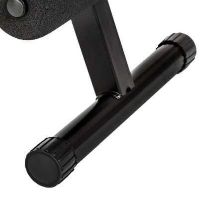 Weight Bench - 5 step adjustable backrest, leg supports with padded ...