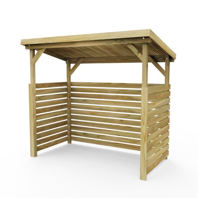 Weka Firewood Storage Natural Finish
