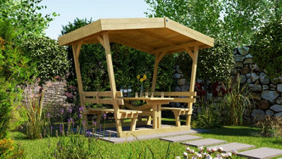 Weka Seat Arbour Gazebo Bench 662