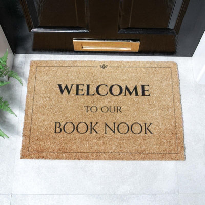 Welcome To Our Book Nook Doormat (60 x 40cm)
