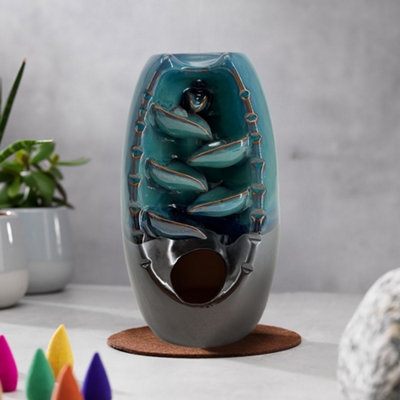 Wellbeing Cascading Smoke Incense Burner