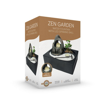 Wellbeing Extra Large Zen Water Fountain (UK Mains Plug)