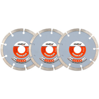 WellCut Extreme Diamond Blade 125mm x 22.23mm Bore Pack of 3