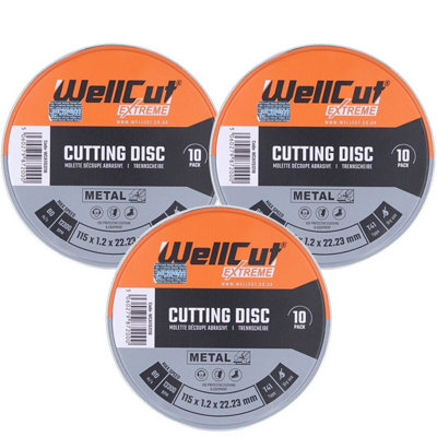 WellCut EXTREME T41, Cutting Disc - 115 MM Pack of 30