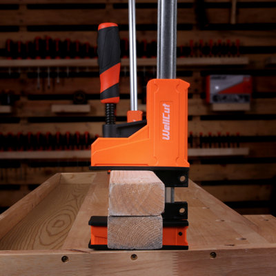 WellCut Parallel Jaw Clamp 600mm x 95mm with Clamping Force 600 kg for ...