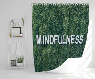 Wellness Mindfulness (Shower Curtain) / Default Title | DIY at B&Q