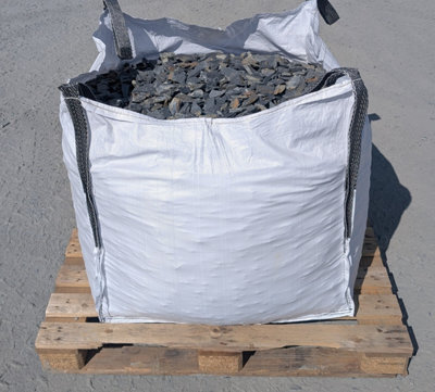 Welsh Slate Chippings 60mm Bulk Bag 850kg