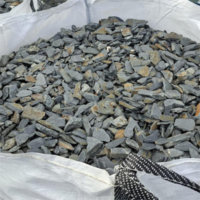 Welsh Slate Chippings 60mm Bulk Bag 850kg