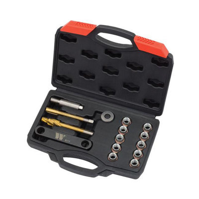 Welzh Werkzeug 14 Piece Brake Thread Repair Kit M12x1.5 For VW Group ...