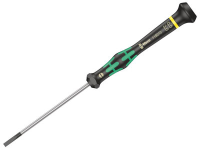 Wera 05118010001 Kraftform 2035 Micro Screwdriver Slotted Tip 3.0 x ...