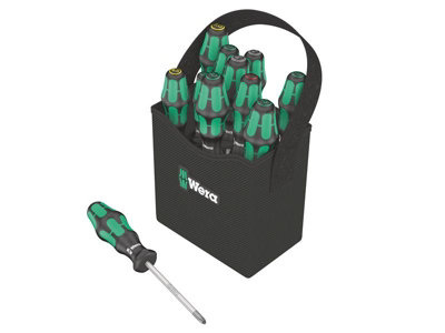 Wera 5004313001 Kraftform 2Go 300 Ph/Pz/Tx/Sl 12Pc at B&Q