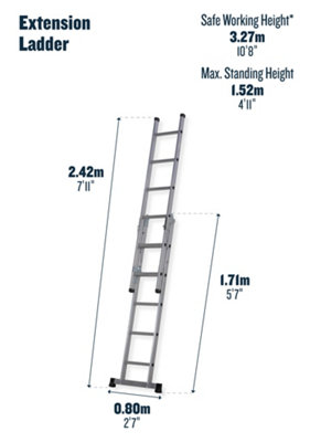 Werner Combination Ladder 3 in 1
