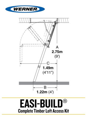 Werner Easi-build Complete Timber Loft Access Kit