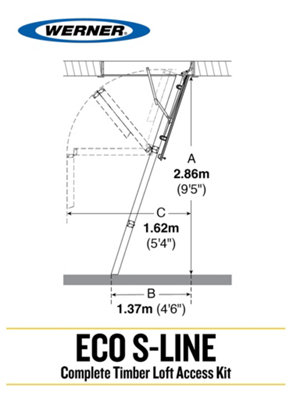 Werner Eco S-Line Complete Timber Loft Access Kit