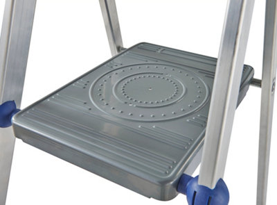 Werner Platform Stepladder 5 Tread Workstation