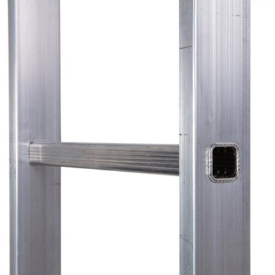 WERNER PROFESSIONAL SQUARE RUNG SINGLE LADDER 5.86M
