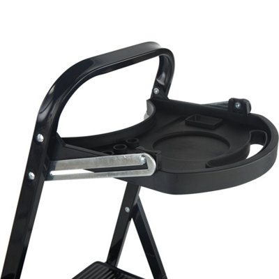 Werner Slimline Step Stool 3 Step and Tool Tray