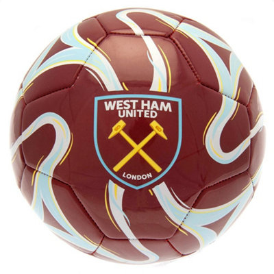 West Ham United FC Cosmos Football Claret Red/Light Blue/White (5)