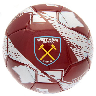 West Ham United FC Nimbus Football Claret Red/White (5)