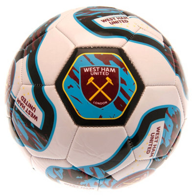 West Ham United FC Tracer Football Claret Red/Blue/White (5)