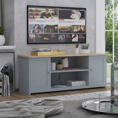 Westbury Grey Widescreen TV Unit | DIY at B&Q