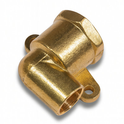 Westco 15 x 1/2" Side Angle Back Plate Adaptor - Brass Wall Mount ...