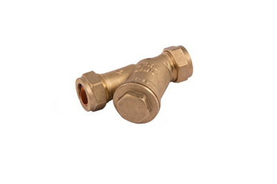 Westco 15mm Brass Y Filter - Compression End Strainer Valve