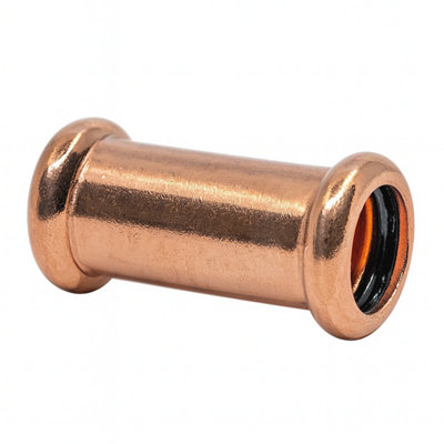 Westco 28mm Copper Straight Coupling Press Fitting - Water Pipe Connector