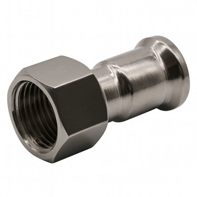 Westco 35 x 1 1/4'' Stainless Steel Press Coupling C x FI Water Fitting ...